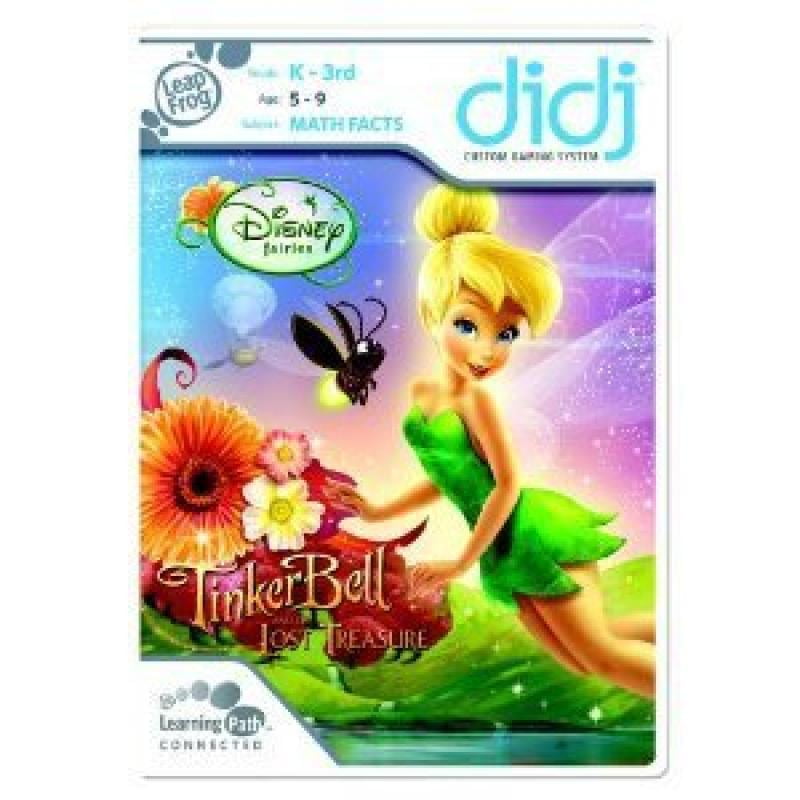 leapfrog didj custom learning game: tinker bell and the lost treasure ...