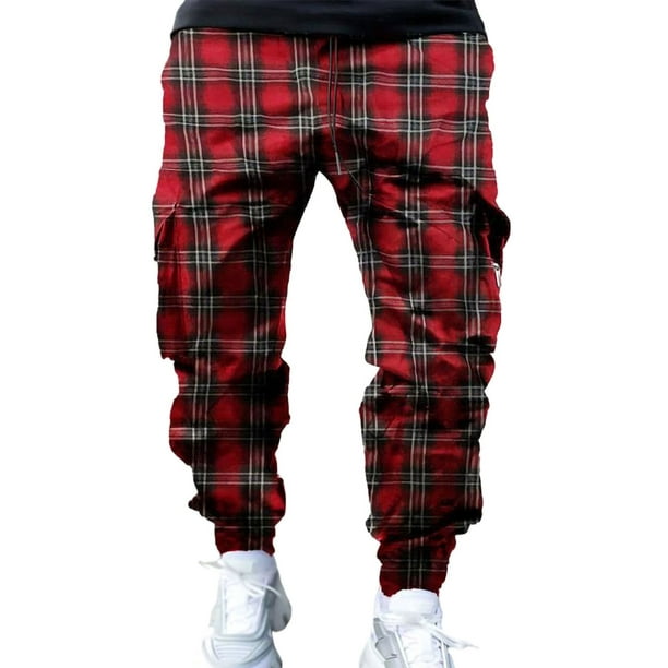 Mawclos Mens Elastic Waist Lounge Harem Pant Jogger Hip Hop Punk Cargo