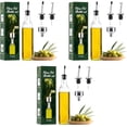 500ml Glass Oil Dispenser Bottle – Clear Design – For Kitchen – Pack of ...