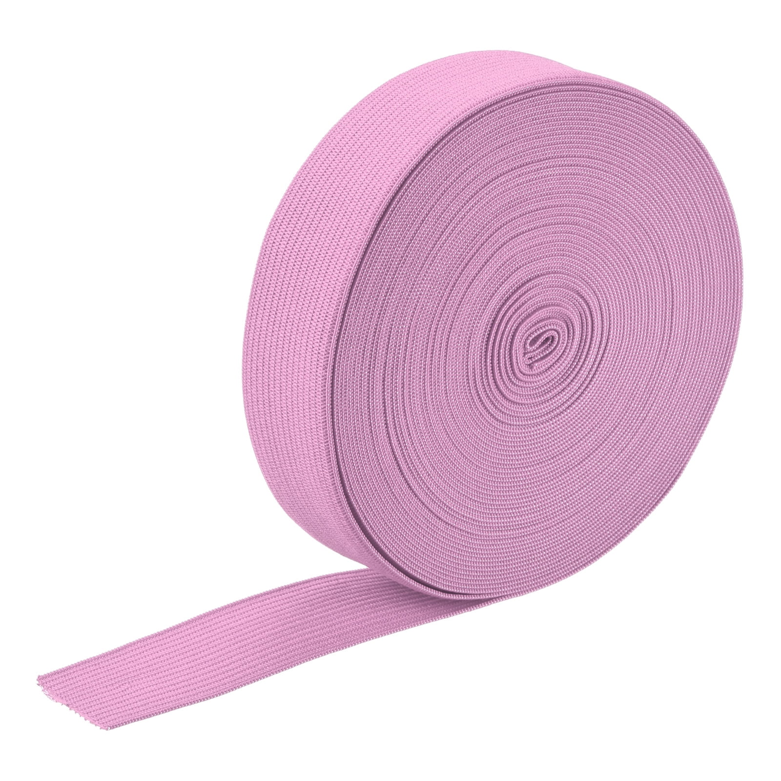 Uxcell Elastic Bands for Sewing 1" 10 Yard Pink Knit Elastic Spool High ...