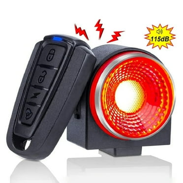 Wsdcam Smart Bike Tail Light Alarm Bicycle Brake Light Rechargeable ...
