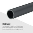 PVC Rigid Round Pipe 21mm ID 25mm OD 20cm/8" Length Dark Grey High ...