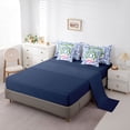 Catabedysis Bowknot Letter Print 7pcs Queen Bedding,Leaf Wreath ...