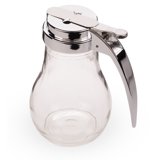 Winco Professional 14-Ounce Glass Pour Syrup Dispenser, G-116 - Walmart.com