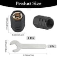 Aluminum Alloy Valve Stem Caps Universal Car Tire Valve Caps with ...