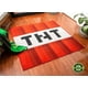 Minecraft Red TNT Block Square Area Rug | 52 Inches - Walmart.com