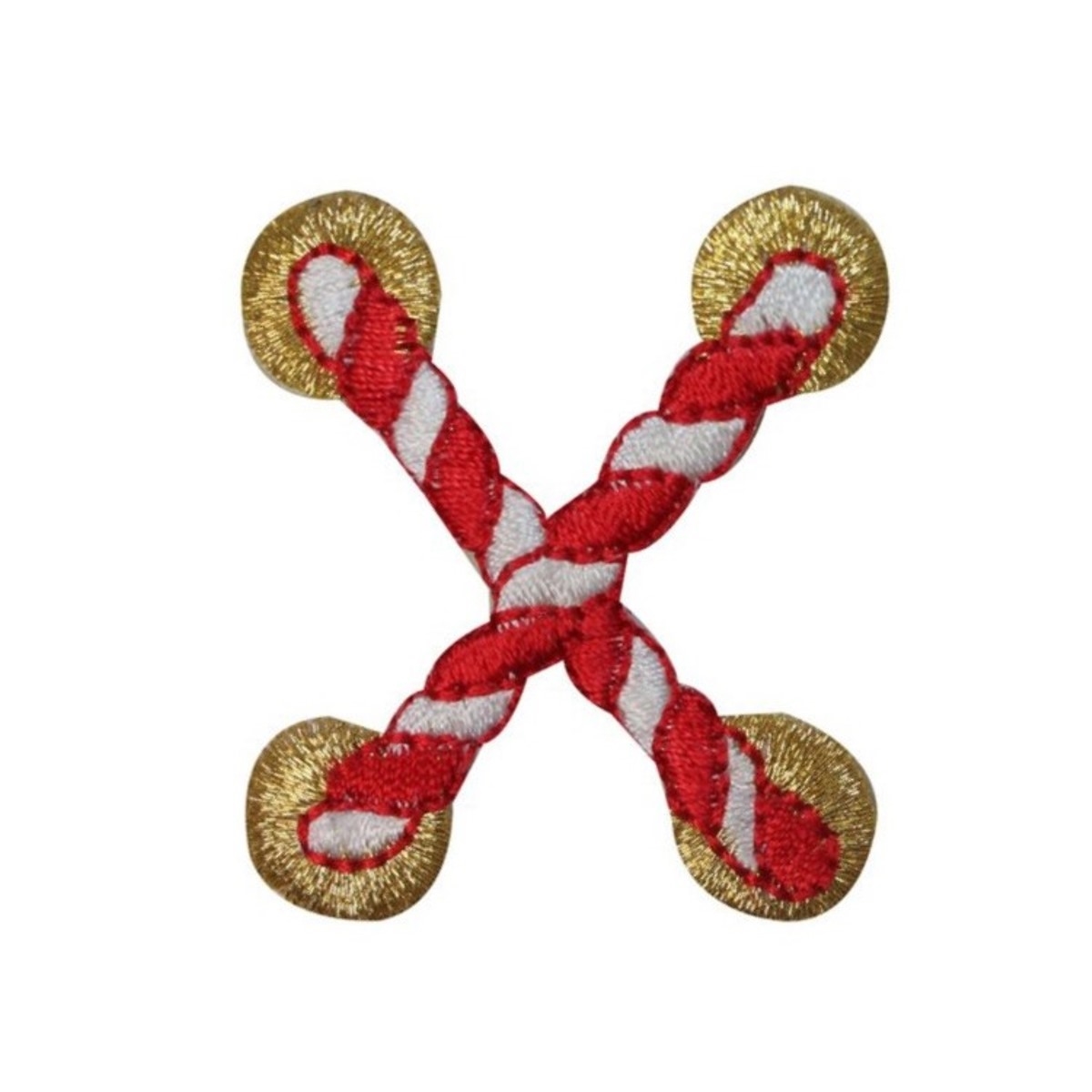 ID 2685A Nautical Crossed Rope Patch Sail Boat Ship Embroidered Iron On ...