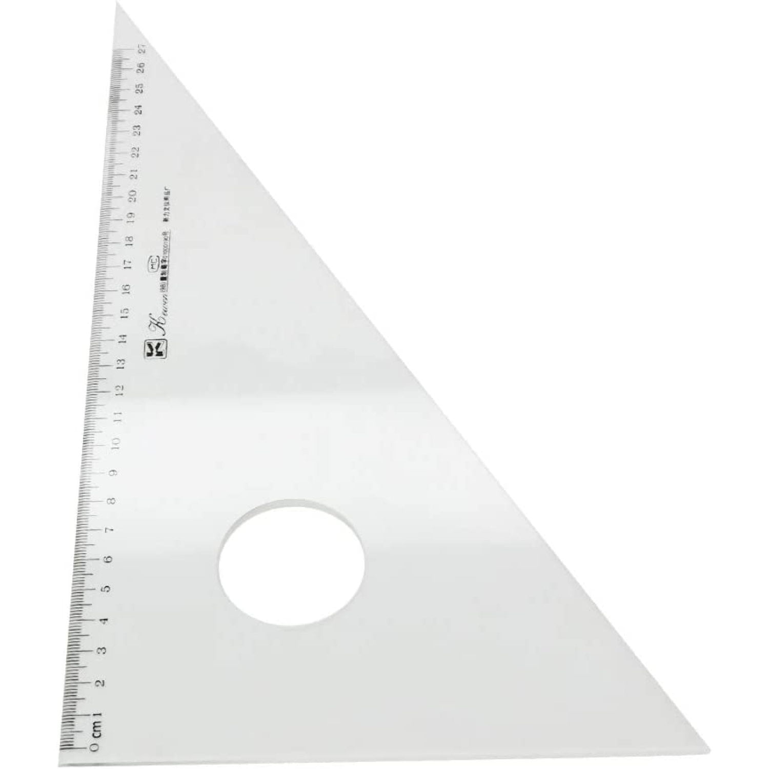 CintBllTer Triangle Ruler Set, 30cm / 11.8-inch Plexiglass Right Angle ...