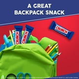 CRUNCH Chocolate, Fun Size Candy Bars, Shareable Trick or Treat Candy ...