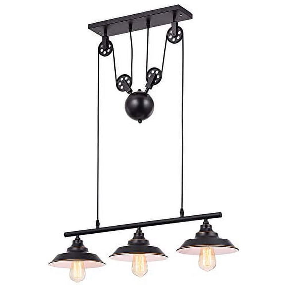 Adjustable Pendant Lighting Pulley