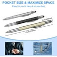 HSAPOW-30 Pcs Father's Day Multi Tool Pens Gift Pen Bulk for Men 6-in-1 ...