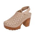 Bnwani Platform Sandals,Women’s Sandals,High Heel,Casual,Chunky,Solid ...