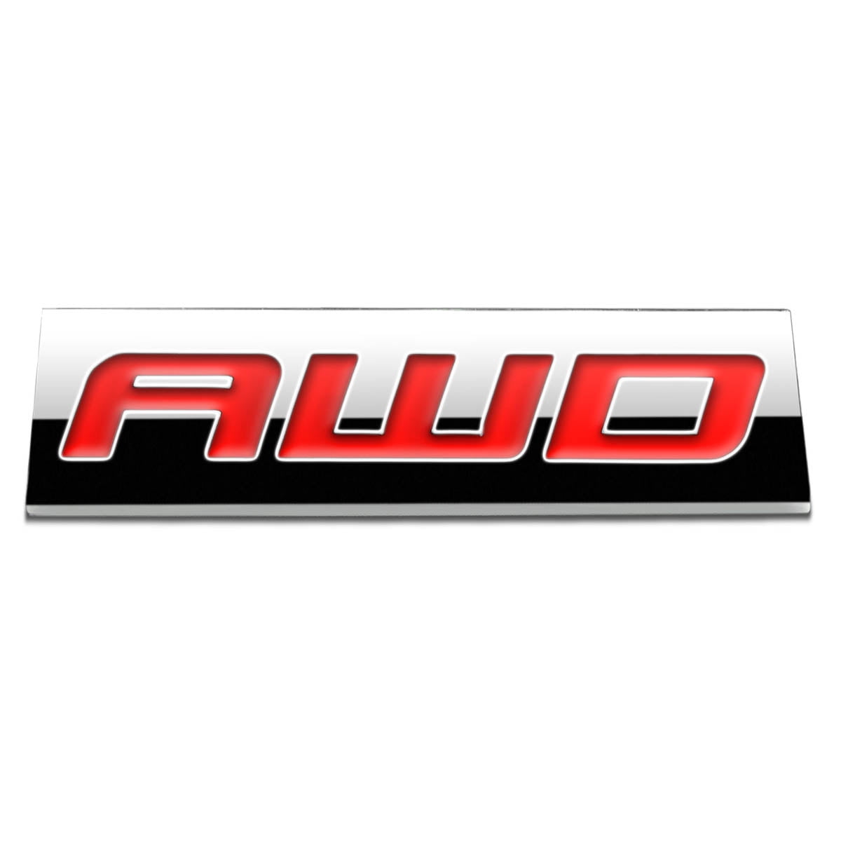 DNA Motoring EM-AS-AWD-RD Metal Grill Trunk Emblem Decal Logo Sign Trim ...