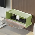 Deeceymbur Wifi Router Storage Box - Power Strip and Wire Organizer for ...