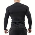 Fancifize Long Sleeve Shirts for Men Crew Neck Tops Quick Dry Moisture ...