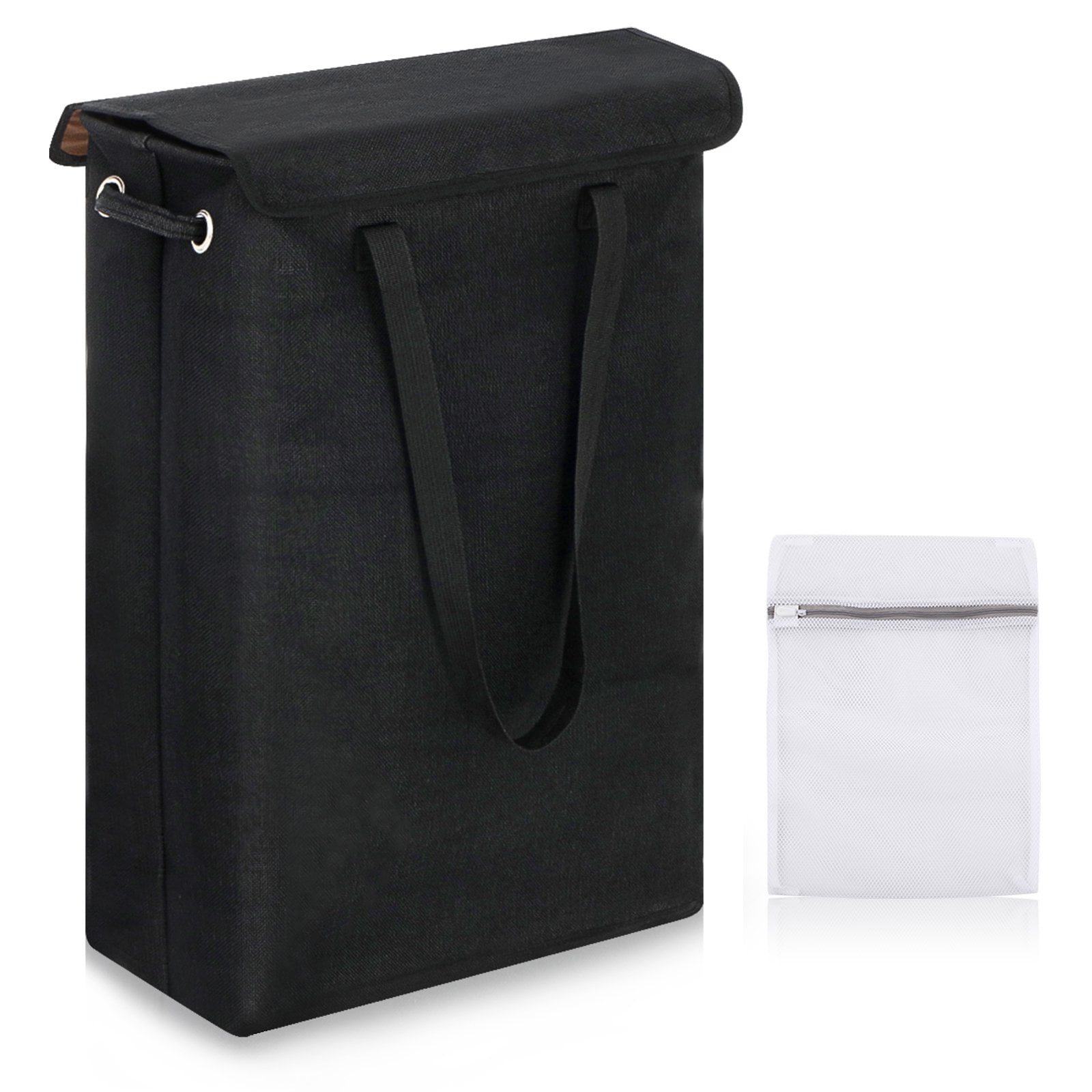 YQSDG Waterproof Lining Foldable Clothes Laundry Hamper, Black Cross ...