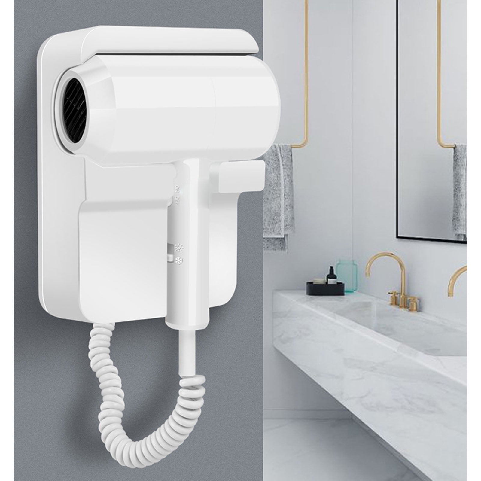 Click here for Estink Wall Mounted Hair Dryer  1300w 20000 Rpm Hi... prices