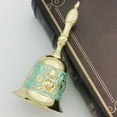 Hand Bells Hand Table Bell Metal Retro Hand-Cranked Bell Alarm School ...