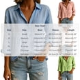 Lapel Linen Shirts for Women Summer Loose V Neck Long Sleeve Going Out ...