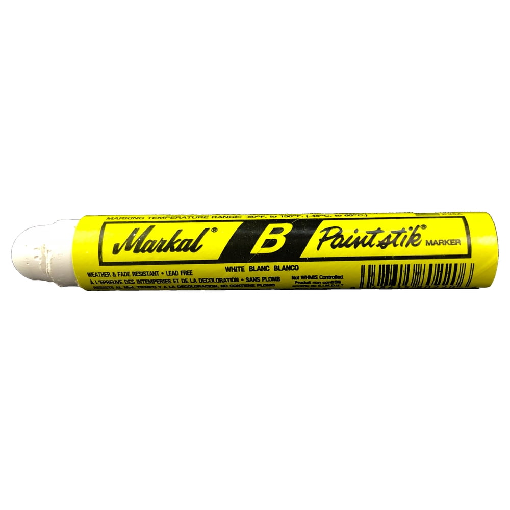 Single Markal B White Tire Chalk Paint Stick Crayon Surface Marker ...