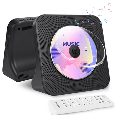 Portable Electric CD Player with AM-FM Stereo, Radio Cassette Combo ...
