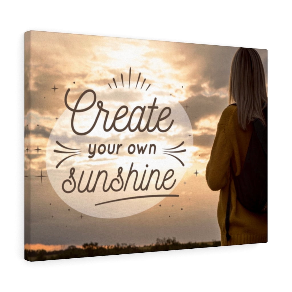 Inspirational Wall Art Create Your Own Sunshine Wall Art Motivational ...