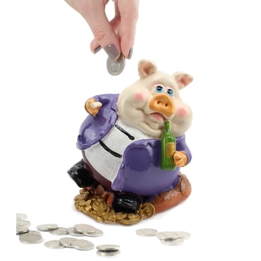 Novelty Pig Saving Box Coin Bank Money Saving Bank Piggy Bank - Walmart.com