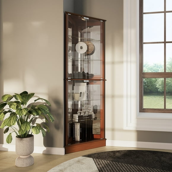 Curio Cabinets with Glass Doors