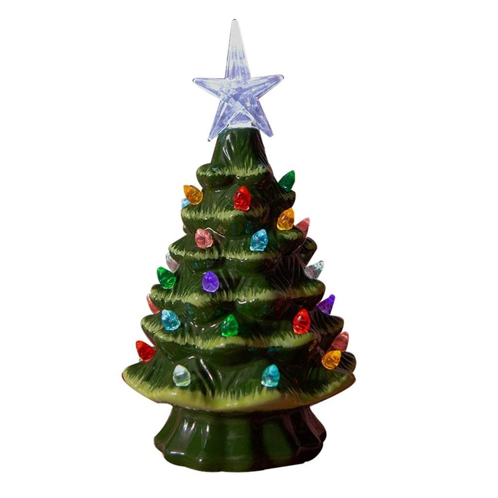Click here for Generic 7.4 Inch Mini Ceramic Christmas Tree Batte... prices