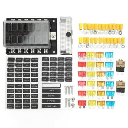 Electrical Fuse Block, Blade Fuse Box 100A For Yachts For Cars ...