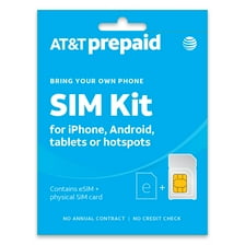 Walmart Family Mobile Bring Your Own Phone SIM Kit, No Airtime ...