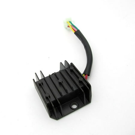 Universal CG125 Motorcycle Voltage Regulator 12V 4 Wires ATV Rectifier ...
