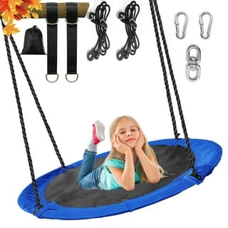Round Net Tree Swing with Hanging Ropes - Walmart.com