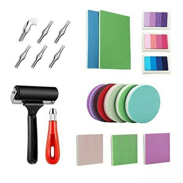 SPRING Rubber Stamp Making Kit Rubber Carving Blocks for Stamp Rubber ...