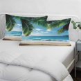Coastal Ocean Body Pillow Cover, Pillowcase Protectors with Zipper ...