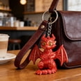 Artistic 3D Printed Western Dragon Keychain Designed For Creativity And ...