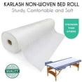 Disposable Woven Bed Sheet Roll Massage table paper roll 30gms Thick ...