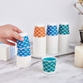 1200 Pack 3 oz Disposable Paper Cups Small Rinse Cups in Mixed Colors ...