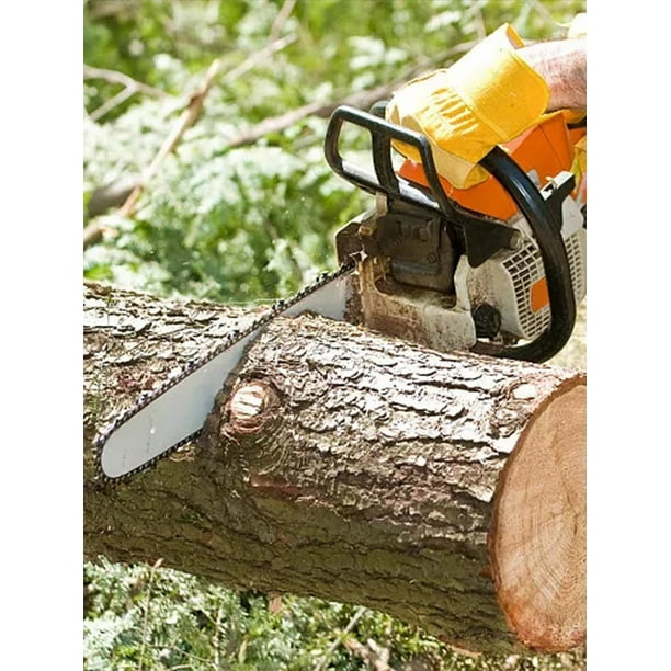 Toorise Chainsaw Chain Carbide 6 Inch Mini Chain Saw Chain Wear Resistant Heavy Duty Chainsaw Chain Guide Bar Carpenter Woodworking Tool for Wood