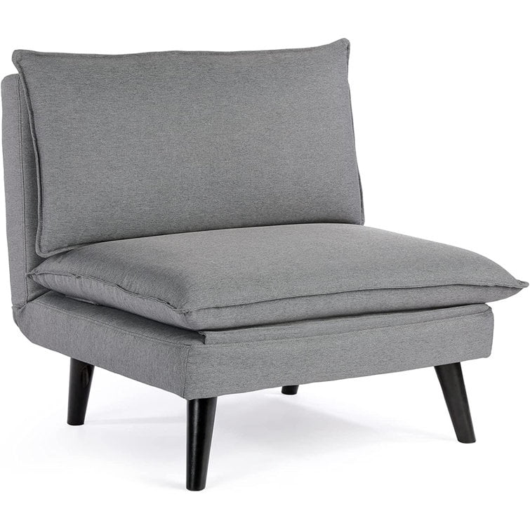 3 in 1 Convertible Sleeper Sofa Chaise-Gray - Walmart.com