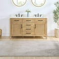 Altair Design Solana 60" Wood Vanity without Mirror in Weathered Fir ...