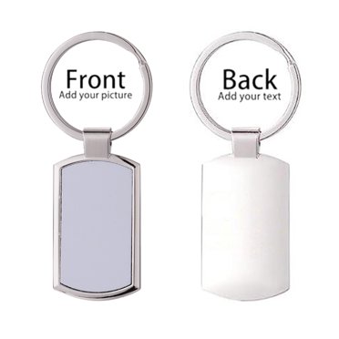 Double-sided Custom Keychain, Personalized Custom Photo/Date/Name/Word ...