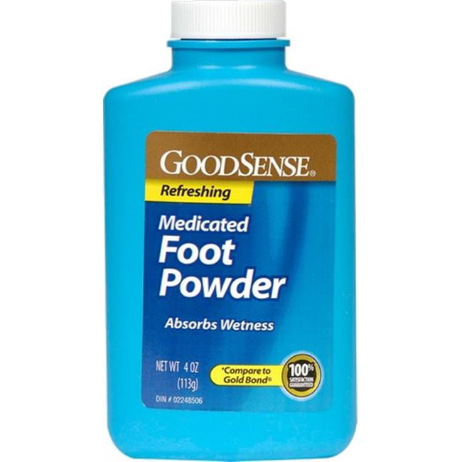 Good Sense Medicated Foot Powder, 4 oz - Case of 12 - Walmart.com