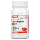 Simethicone 180 MG | Ultra Strength | 60 Count Softgels - Walmart.com