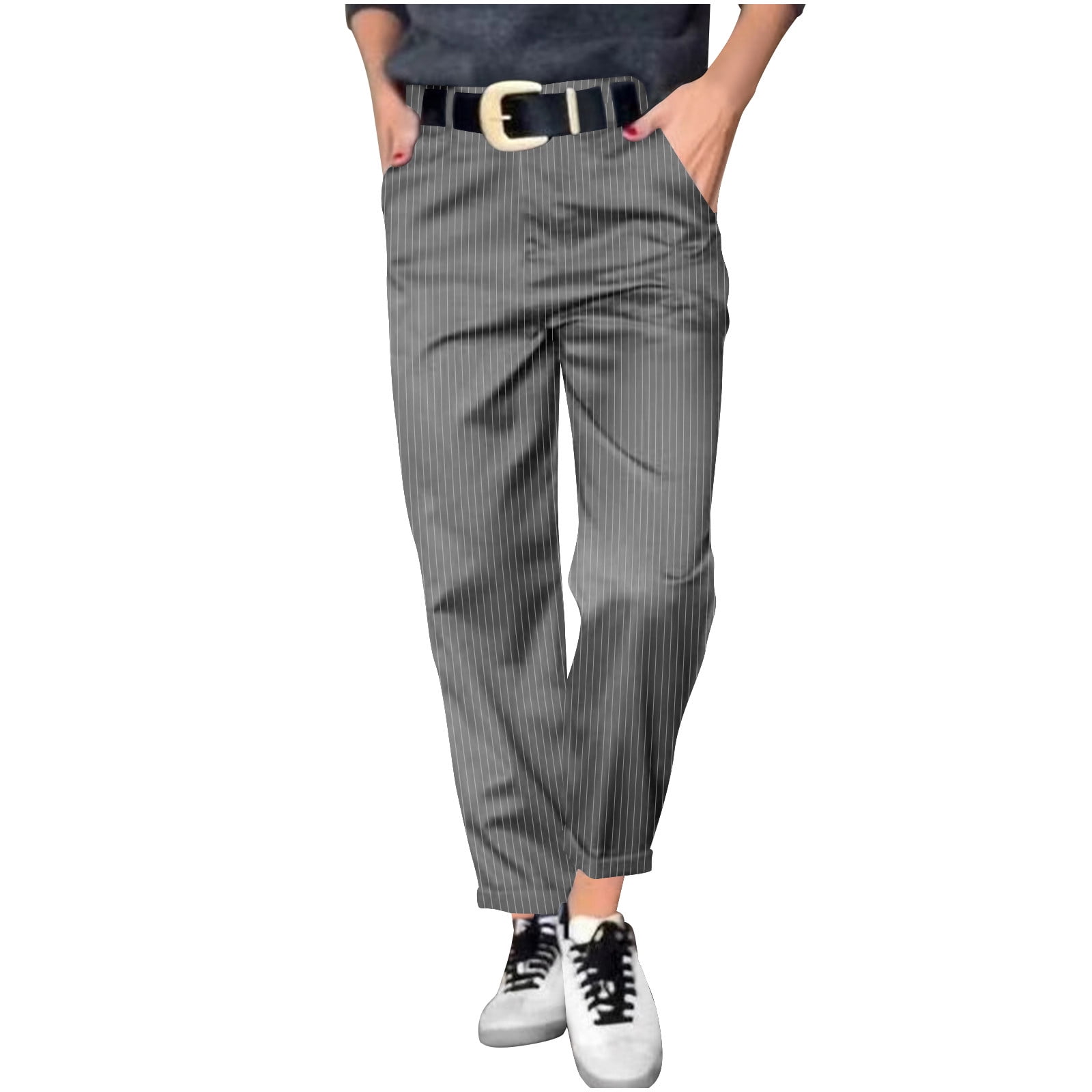 Click here for Dagugfen Work Pants For Women Striped Vintage Stra... prices