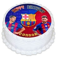 Whimsical Practicality’s FC Barcelona Logo Edible Icing Image Cake ...