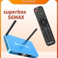 SuperBox S6 Max Smart TV Box, 4GB RAM 64GB Storage, Dual-Band WiFi ...