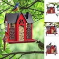 Bird Feeder For Outdoor Metal Mesh Triple Feeder Birdhouse Robust ...