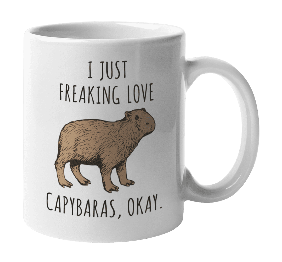 Drink & Barware Capybara Travel Mug For Capybara Fans Cute Capybara Mug ...