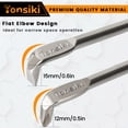 Tonsiki 2pcs Offset Screwdriver Set, 90 Degree Screwdriver, Z-type ...